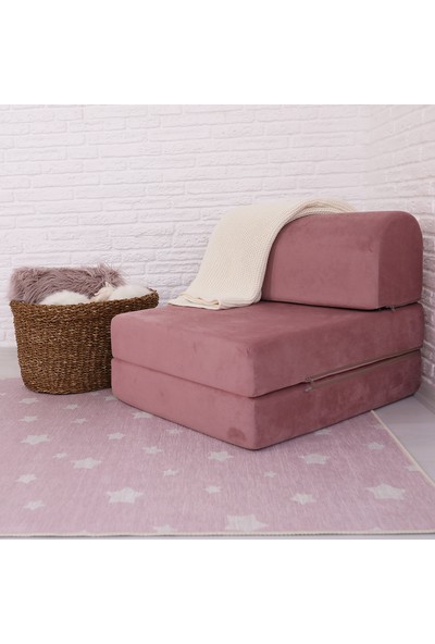 Homedius Magic Tek Kişilik Katlanır Yataklı Koltuk Pembe