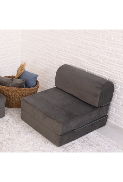 Homedius Magic Tek Kişilik Katlanır Yataklı Koltuk - Antrasit