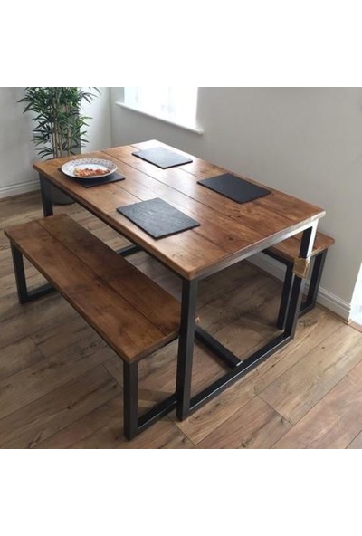 Umut Park Metal Ahşap Yemek Masası ve Oturma Bankı. Umut Park Metal Ahşap Yemek Masası ve Oturma Bankı.