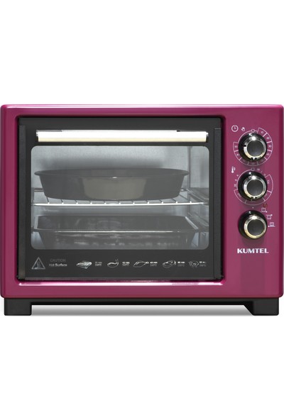 Kumtel LX-8520 Fuşya Fırın 20 Lt