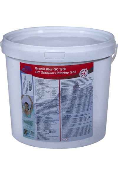 Neta 56'lık Havuz Toz Klor 10KG Deep Blue Neta 56'lık Havuz Toz Klor 10KG Deep Blue