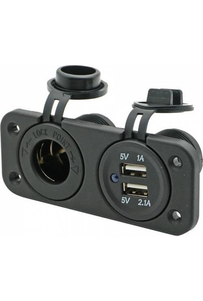 Platoon Su Geçirmez Kapaklı Çiftli USB Tekli Dişi Çakmak Motaj Kliti Yat Tekne Gemi Karavan Platoon Su Geçirmez Kapaklı Çiftli USB Tekli Dişi Çakmak Motaj Kliti Yat Tekne Gemi Karavan