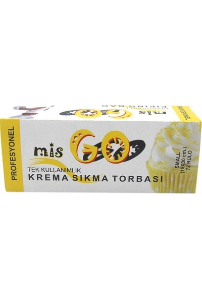 Mutlu Pastacılık ve Malzemeleri Krema Sıkma Torbası 72'li Küçük Boy Mutlu Pastacılık ve Malzemeleri Krema Sıkma Torbası 72'li Küçük Boy