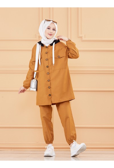 Tunik&pantolon Ikili Takım - Taba - Tofisa