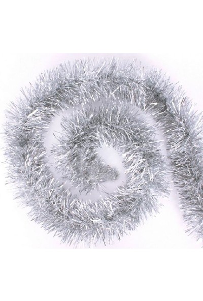 Pandoli 2 Metre Uzunluğunda Gümüş Renk Sim Süsü 6 cm Pandoli 2 Metre Uzunluğunda Gümüş Renk Sim Süsü 6 cm