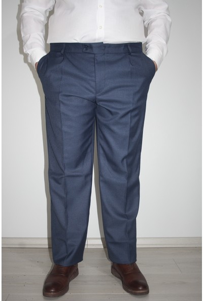 Jack Paul Erkek Mavi Geniş Kesim Tek Pileli Kumaş Pantolon Jack Paul Erkek Mavi Geniş Kesim Tek Pileli Kumaş Pantolon