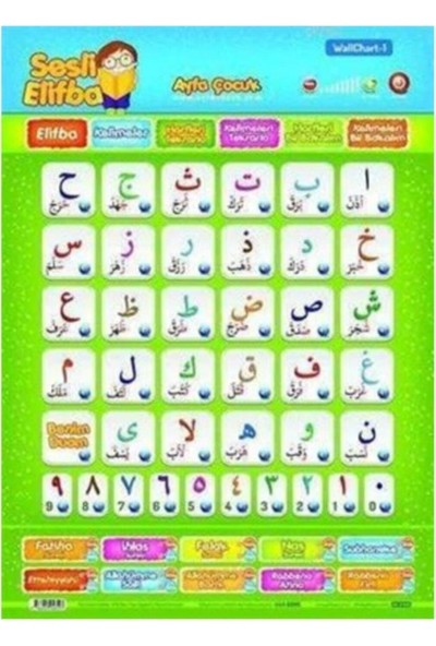 Ayfa Basın Yayın Sesli Elifba ( 29,7X42 cm ) Ayfa Basın Yayın Sesli Elifba ( 29,7X42 cm )