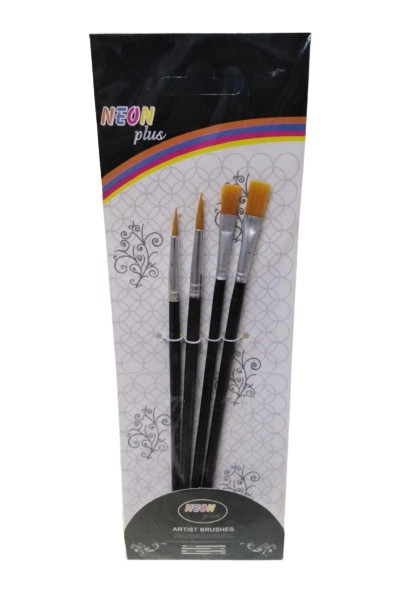 Neon Plus KD-101 Fırça Seti 4'lü Neon Plus KD-101 Fırça Seti 4'lü