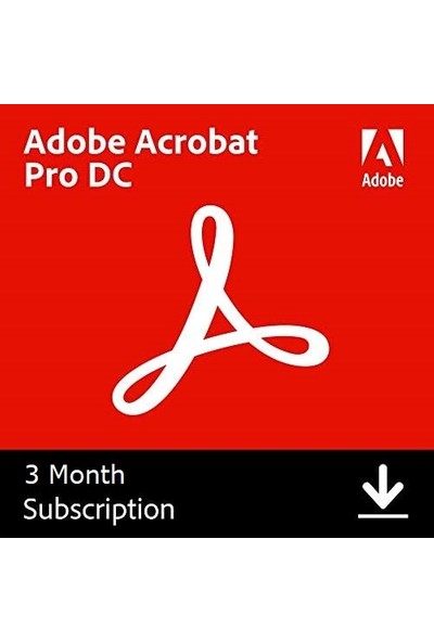 Adobe Acrobat Document Cloud 3 Ay Dijital Lisans Anahtarı Adobe Acrobat Document Cloud 3 Ay Dijital Lisans Anahtarı