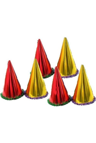 Pandoli 10 Adet Külah Kartondan Yılbaşı Şapkası Pandoli 10 Adet Külah Kartondan Yılbaşı Şapkası