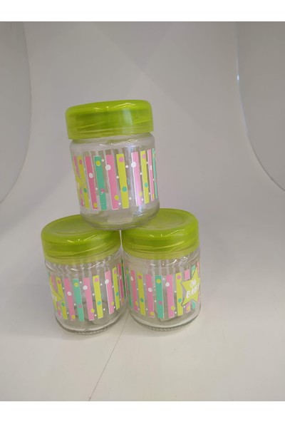 Renga 3'lü Mama Kavanozu 200 cc Yeşil Renga 3'lü Mama Kavanozu 200 cc Yeşil