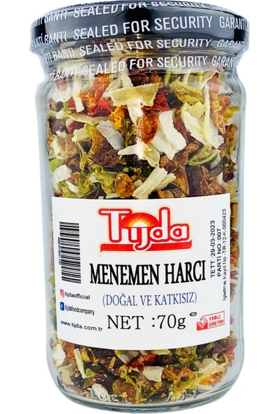 Tijda Menemen Harcı Kurutulmuş Tijda Menemen Harcı Kurutulmuş
