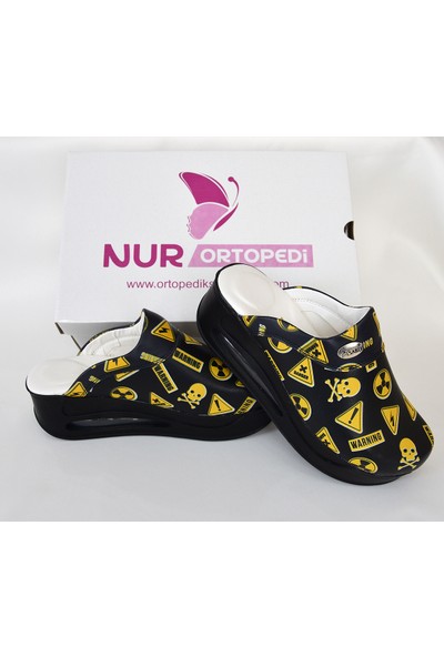 Nur Ortopedi Deliksiz Cilt Radyoloji Temalı Kapalı Airmax Bayan Sabo Terlik Nur Ortopedi Deliksiz Cilt Radyoloji Temalı Kapalı Airmax Bayan Sabo Terlik
