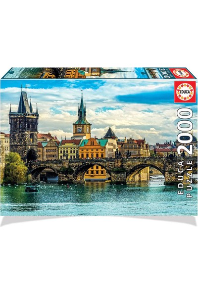 Educa Puzzle Vistas De Praga 2000 Parça Educa Puzzle Vistas De Praga 2000 Parça