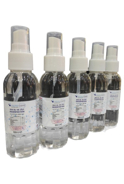 Nanocare Nanocar Spreyli Şişe Dezenfektan 100 ml ( 10 Adet)