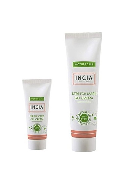 Incia Karın Çatlak Jel Kremi 75 ml + Göğüs Ucu Bakım Jel Kremi 30 ml