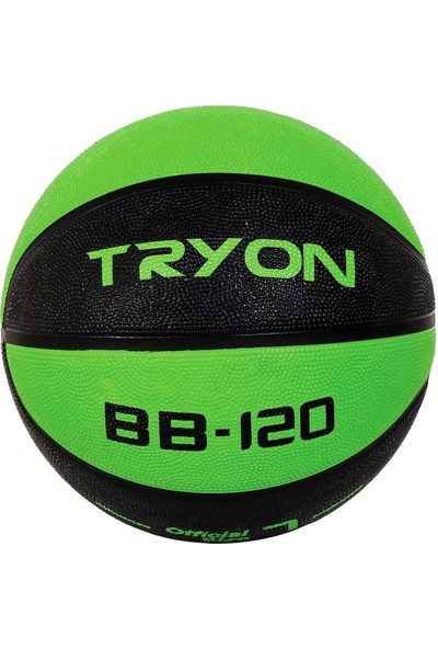Tryon BB-120 Basketbol Topu 7 Numara Siyah-Yeşil