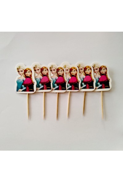 Parti Kulesi Frozen Elsa Muffin Kürdan 20 Adet Parti Kulesi Frozen Elsa Muffin Kürdan 20 Adet