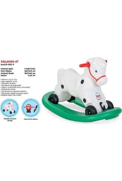 Pilsan Tekerlekli Kullanım 2 In 1 Midilli Sallanan At