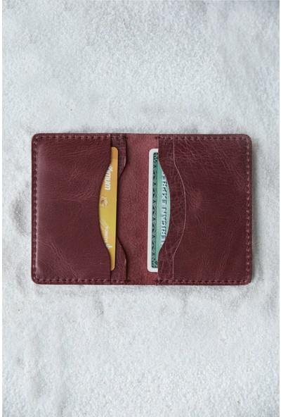 Viza Leather Lona Deri Açık Kahve Kartlık Viza Leather Lona Deri Açık Kahve Kartlık