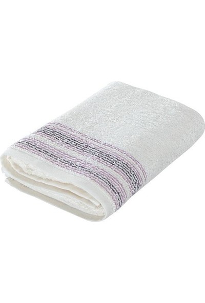 Sevim Renkli Fitilli El Havlusu - Lila