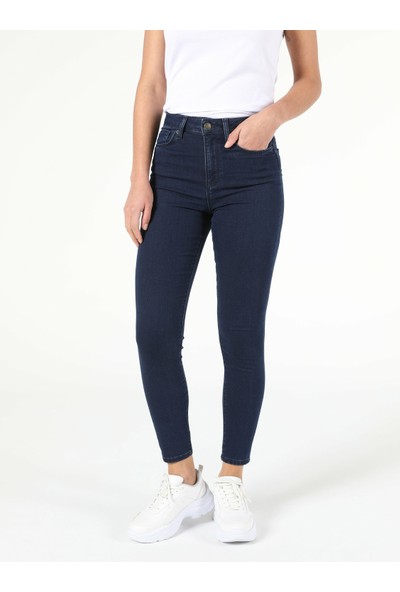 Colins 760 DIANA Yüksek Bel Dar Paça Super Slim Fit Jean Kadın Jean Pantolon Colins 760 DIANA Yüksek Bel Dar Paça Super Slim Fit Jean Kadın Jean Pantolon