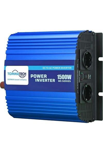 Tommatech 1500 W Watt 12V -220V Inverter Çevirici Tommatech 1500 W Watt 12V -220V Inverter Çevirici