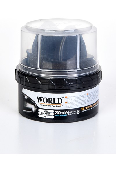 World 200 ml Siyah Bot & Ayakkabı Boyası
