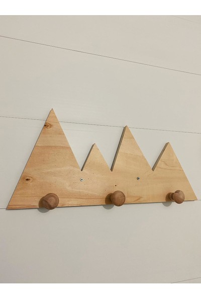 Bells Design Ahşap Dağ Askılık 23 x 50 cm