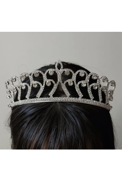 Bay Hediye Taşlı Gelin Tacı