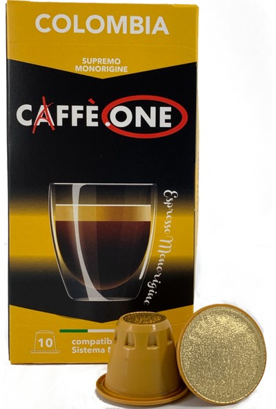 Caffe.one Colombia Nespresso Uyumlu Kapsül Kahve 8/13 Caffe.one Colombia Nespresso Uyumlu Kapsül Kahve 8/13