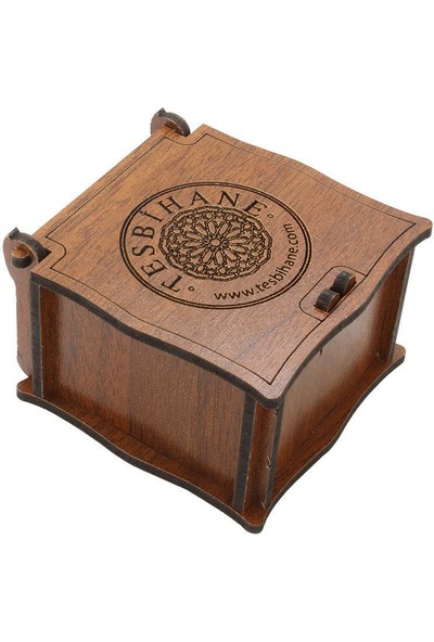 Tesbihane Ahşap Yüzük Kutusu