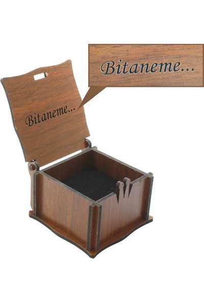 Tesbihane Ahşap Yüzük Kutusu