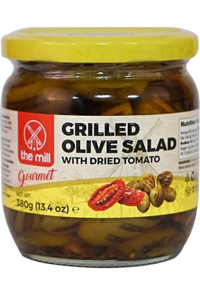 The Mill Gurme Izgara Zeytin Salatası 380 gr Cam Kavanoz - Kurutulmuş Domatesli - Kahvaltı, Salata ve Atıştırmalığa Uygun - Doğal Olarak İşlenmiş - Pastörize - Lezzetli - Vegan The Mill Gurme Izgara Zeytin Salatası 380 gr Cam Kavanoz - Kurutulmuş Domatesli - Kahvaltı, Salata ve Atıştırmalığa Uygun - Doğal Olarak İşlenmiş - Pastörize - Lezzetli - Vegan