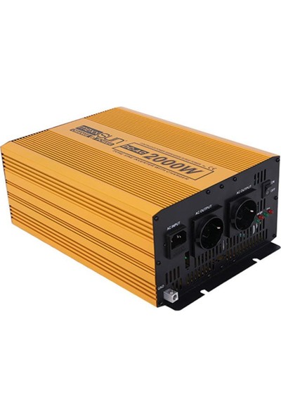 Mexxsun 2000 Watt 12V Tam Sinüs (Akü Şarjlı) Inverter
