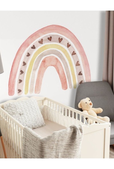 Piksel Grafik Kalpli Pastel Gökkuşağı