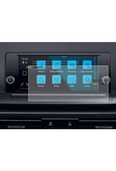 OLED Garaj Volkswagen Yeni Caddy 8.25 Inç Multimedya Temperli Ekran Koruyucu