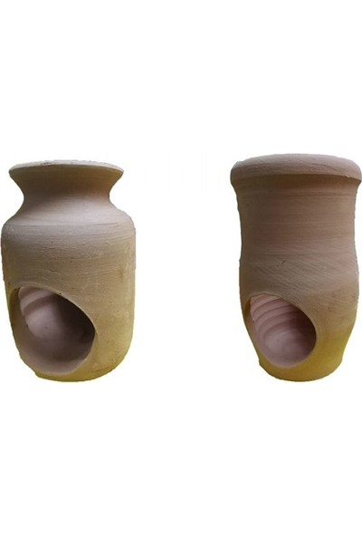 petzanya Naturel Toprak Küp Orta Boy Mix