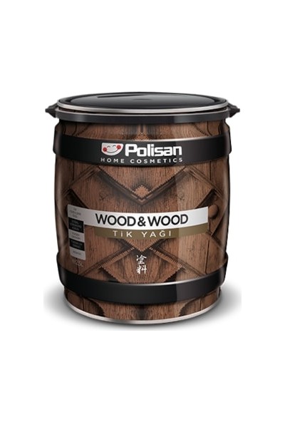 Polisan Wood&wood Anti Aging Tik Yağı 0,75 Lt Polisan Wood&wood Anti Aging Tik Yağı 0,75 Lt