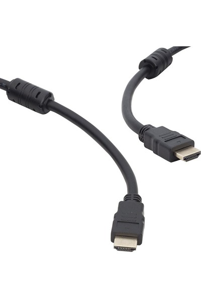 Powermaster Plastik Düz Siyah 20 Metre HDMI Kablo Poşetli Powermaster Plastik Düz Siyah 20 Metre HDMI Kablo Poşetli