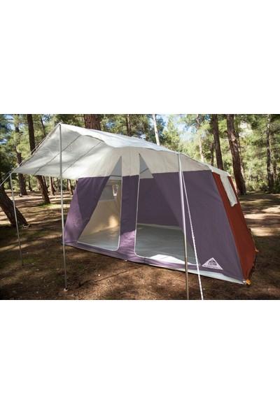 Uludağ Çadır Iki Odalı Suni Deri Kamp Çadırı - Lila & Kahve Uludağ Çadır Iki Odalı Suni Deri Kamp Çadırı - Lila & Kahve