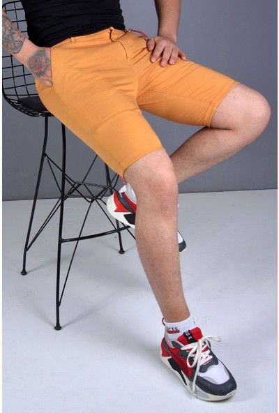 Koçmen Erkek Şort K0338 - Hardal