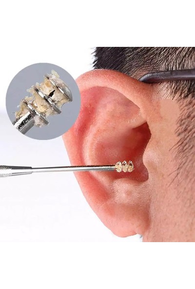 Lovyco Kulak Temizleyici Kulak Temizleme Aparatı Çelik