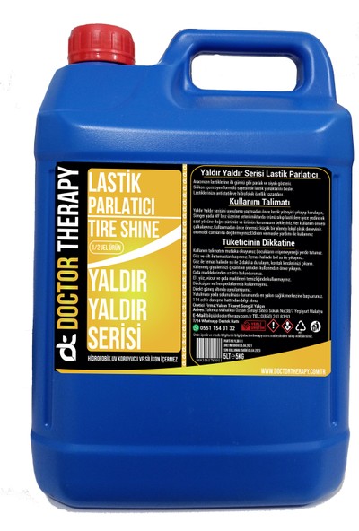 Doctor Car Therapy Hidrofobik Lastik Parlatıcı 5 lt Doctor Car Therapy Hidrofobik Lastik Parlatıcı 5 lt
