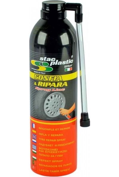 Stac Plastic Lastik Tamir Spreyi 300 ml Italy Kod: 0882501 Stac Plastic Lastik Tamir Spreyi 300 ml Italy Kod: 0882501