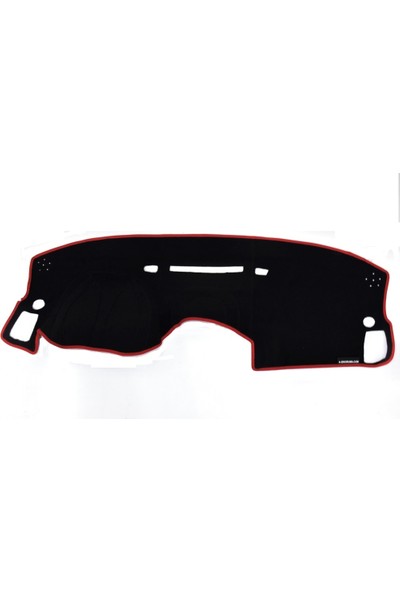 GUERRINO Renault Megane 2 Torpido Halısı Kırmızı- Dalgalı Direksiyon