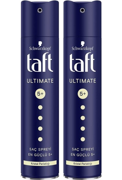Taft Ultimate Sprey 250 ml x 2 Adet