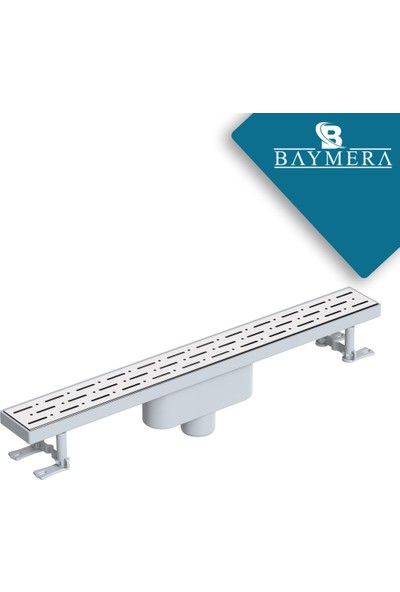 Baymera Ø50 Alttan Çıkışlı Duş Kanalı 40 cm