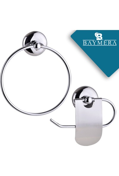 Baymera Yuvarlak Havluluk 2'li Set
