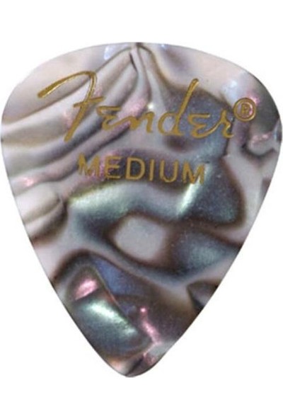 Fender 351 Premium Celluloid Picks Abalone - Medium - 1 Adet Pena Fender 351 Premium Celluloid Picks Abalone - Medium - 1 Adet Pena